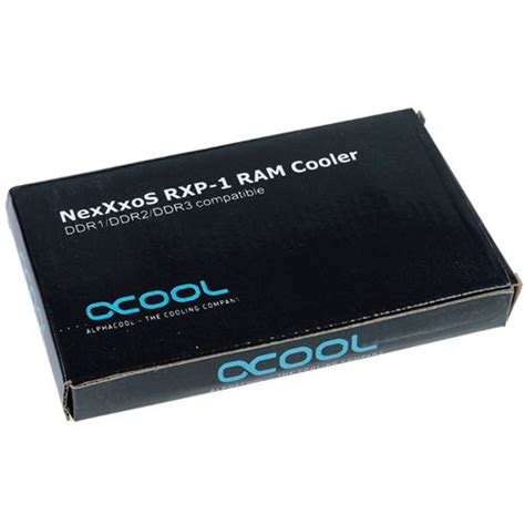 Alphacool Nexxxos Rxp 1 Ram Cooler Black Ddr1ddr2ddr3 G14