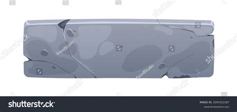 Stone Panel Game Board Plate Gui Stock Vector Royalty Free 2291012187 Shutterstock