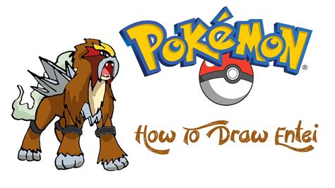 How To Draw Entei Pokemon Youtube