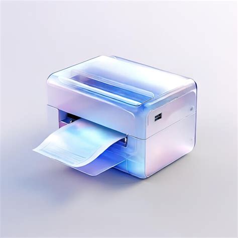 Premium Ai Image Glossy Stylized Glass Icon Of Projector Slideshow Slides Presentation Device