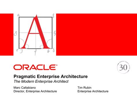 Aaf Pragmatic Enterprise Architecture Ppt