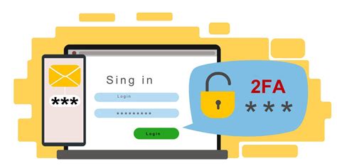 The Concept Of Two Factor Authentication Security 10922684 Vector Art At Vecteezy