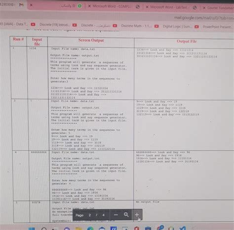 Solved Introduction The Look And Say Sequence Is The