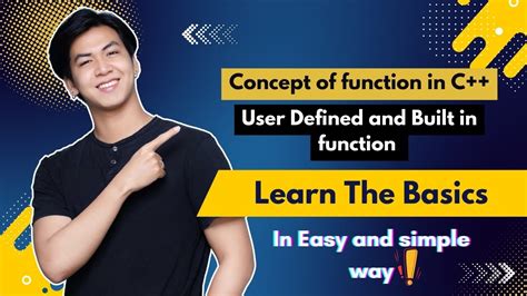 Basic Concept Of Function And Types Of Function In C User Defined And Built Function Youtube