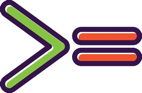 Greater Than Equal Vector Icon Design 14891249 Vector Art At Vecteezy