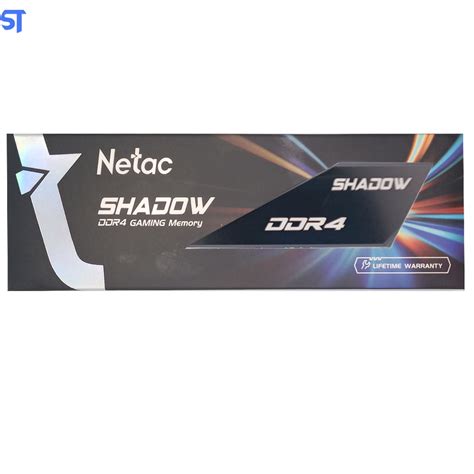 Memória Ram Gamer Desktop 16gb Ddr4 3200mhz Netac Shadow Cinza Sobraltech