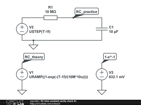 modeling rc circuits with long time constants circuitlab support