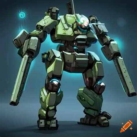 Cat Mech In Battle On Craiyon