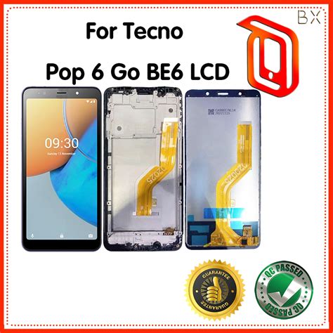 Inch For Tecno Pop Go BE BE J LCD Display Touch Screen Digitizer Panel Assembly