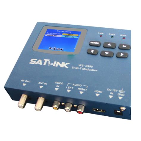 Satlink Meter Ws 6990 1 Route Dvb T Modulator Av Hd Terrestrial Finder Meter Ws6990 Satlink
