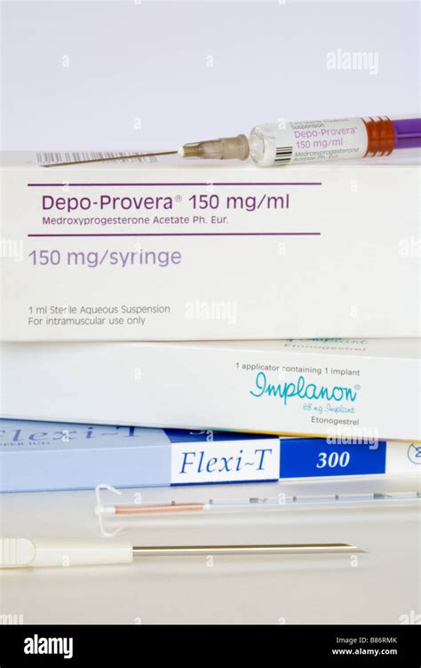 Depo Provera Injection A Copper Intra Uterine Device And An Implanon