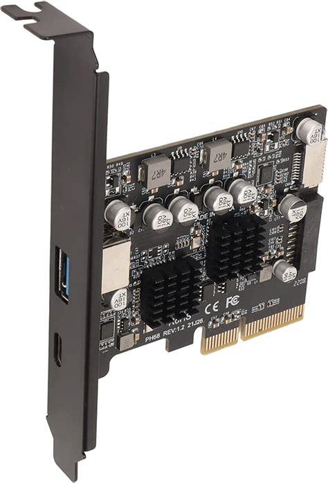 Amazon Pcie Usb3 2 拡張カード、最大速度 10gbps Pcie To Usb3 2 Gen 2 Type C 拡張カード、usb Type C Pci Express