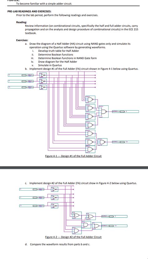 Solved PRE LAB READINGS AND EXERCISES Prior To The Lab Chegg Com