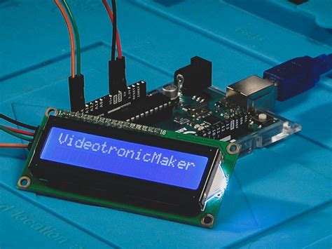 I2c 1602 Lcd Arduino Uno Display Text Via Serial Monitor