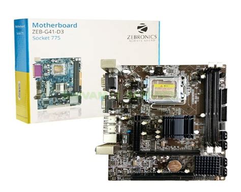 Zebronics Zeb G41 D3 Lga 775 Socket Motherboard At Rs 2499 Piece Computer Motherboard In