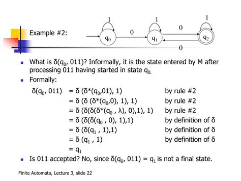Ppt Lecture Three Finite Automata Powerpoint Presentation Free Download Id 2849021