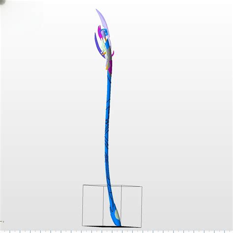 Loki Chitauri Scepter Staff MẪu In 3d