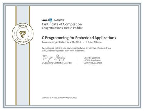 Certificate Of Completion Android App Development Unit Testing Ppt