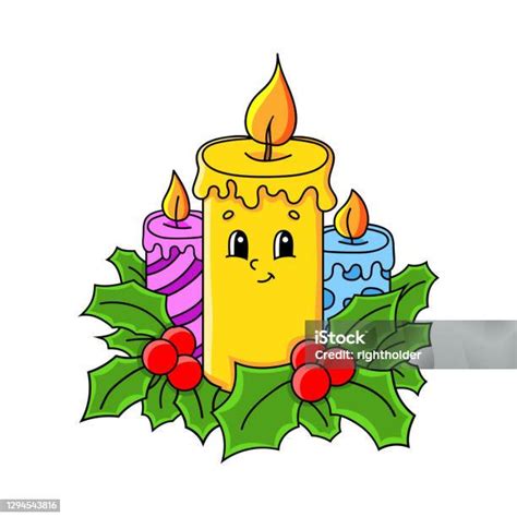 귀여운 캐릭터 겨울 테마 다채로운 벡터 일러스트레이션 만화 스타일 흰색 배경에 격리 디자인 요소입니다 디자인 책 스티커 카드 포스터 옷에 대한 템플릿 귀여운에 대한 스톡