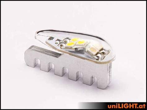Unilight 9mm Dual Navigation Light Strobe 6wx2 Short Red White