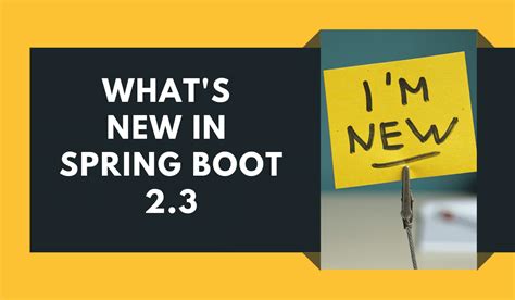 Whats New In Spring Boot 2 3 Java 14 Oci Images Etc Rieckpil