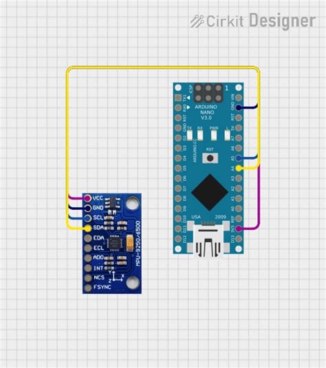 How To Use Mpu9250 Gy 91 Pinouts Specs And Examples Cirkit Designer