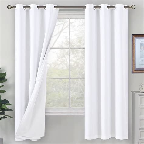 White Bedroom Blackout Curtains Maximize Sleep Quality And Privacy
