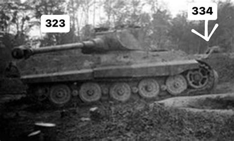 Tiger 334 Of Schwere Panzer Abteilung With A Pre Production Turret
