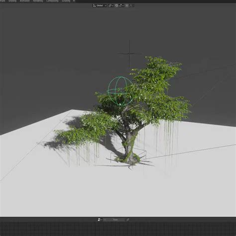 procedural tree using geometry nodes in blender