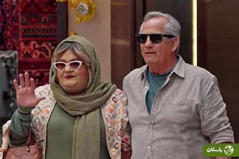 عکس اکبر عبدی در اتاق گریم جوکر در نقش همسر مجید مظفری