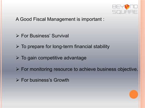 5 Fiscal Management Techniques Ppt