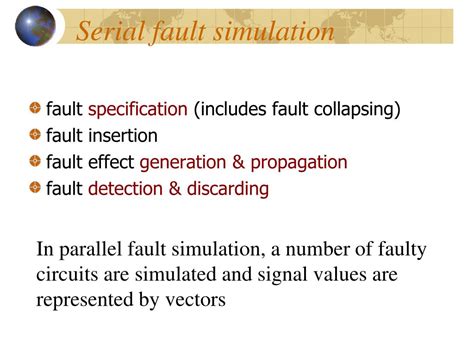 Ppt Digital Testing Fault Simulation Powerpoint Presentation Free