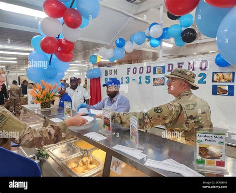 Us Military Service Members Stationed In Camp Buehring Kuwait