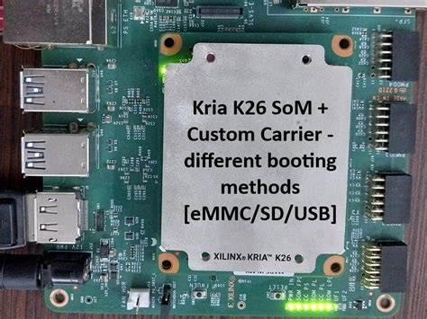 K26 Som With Custom Carrier Booting From Emmc Sd Card And Usb