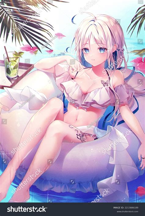 Aesthetic Anime Girl Illustration Designs Anime Stock Illustration