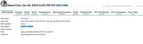 Webservers Not Showing Any Vulnerabilities Scanning Scan Configuration Greenbone Community