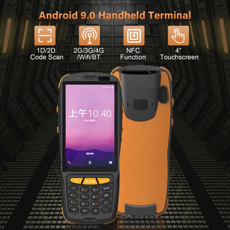 Android 9 0 Barcode Scanner Pda Handheld Pos Terminal Inventory Machine 1d 2d Qr Scanner With 4