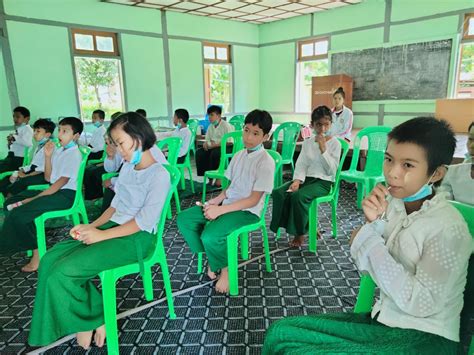 မယ်စဲ့မြို့နယ်တွင် ကျောင်းသား၊ ကျောင်းသူများအား ကိုဗစ် ၁၉ ရောဂါ ကာကွယ်ဆေးများ ထိုးနှံပေး