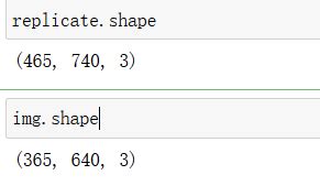 python opencv笔记 边缘填充 老猫巴扎黑 博客园