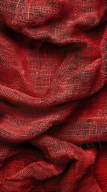 Premium Photo Mesmerizing Ruby Waves In Fabric Texture Creating A Sense Of Fluid Elegance