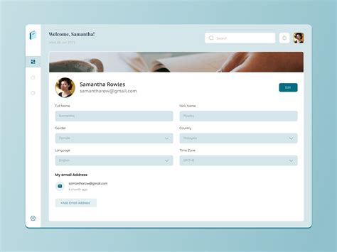 User Profile Daily Ui 006 By Imon On Dribbble