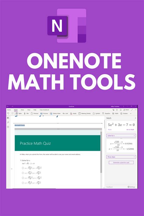 Onenote Math Tools Artofit