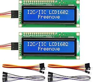FREENOVE I2C IIC LCD 1602 Module New Type TWI Serial 16x2 Display Compatible With Arduino