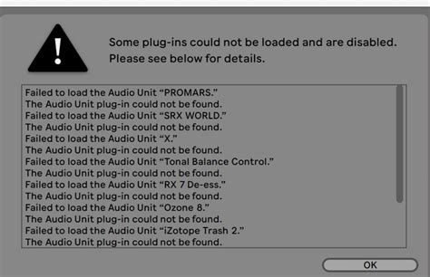 Opening An Older Project Im Missing A Few Plugins Most Of These I Knowstill Own But Cant