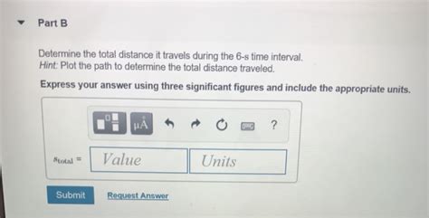 Solved Problem The Position Of A Particle On A Chegg Com