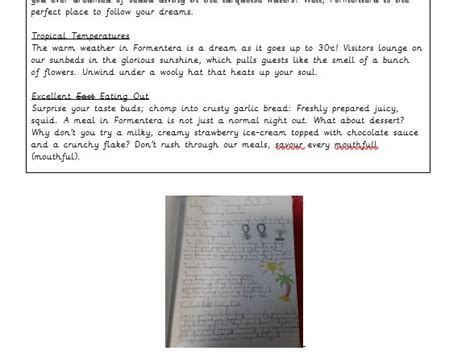 Writing Exemplification Booklet Year 4 Teaching Resources