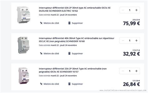 Quelle Différence Entre Un Différentiel 40a Ou 63a Explications Simples Et Claires