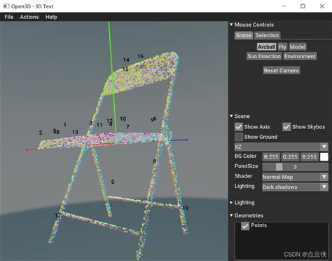 Open3d 可视化9 ——添加文字标签open3d 显示文字 Csdn博客 Open3d 可视化9 ——添加文字标签open3d 显示文字 Csdn博客
