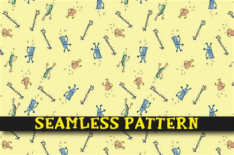 Robot Patterns Graphic By Asmaakterjoti12 · Creative Fabrica