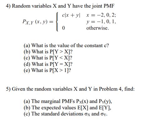 solved problem 5 joint pmf marginal pmf expected